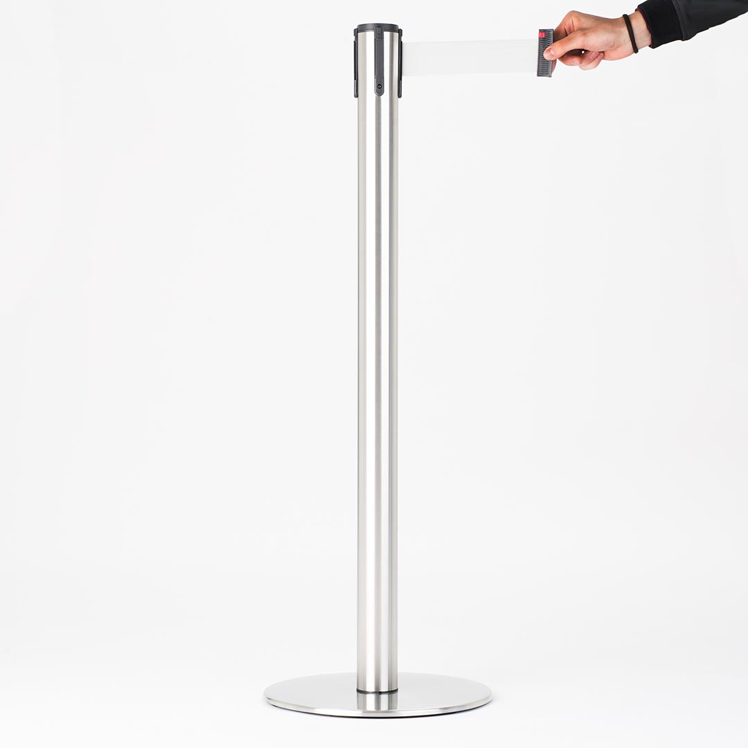 Colonnina 15 KG Acciaio cromato lucido con contrappeso