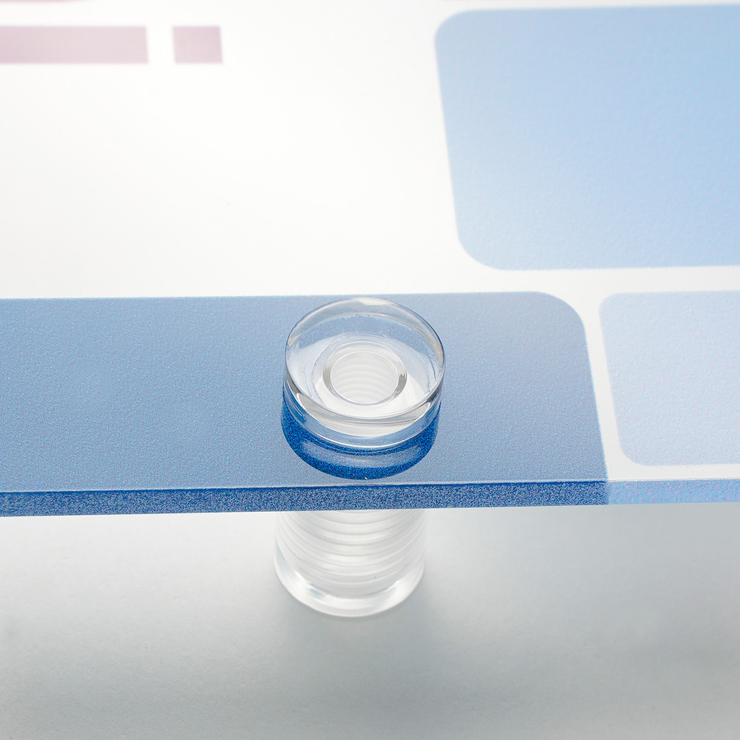 Distanziale in plexiglass 19x13 mm