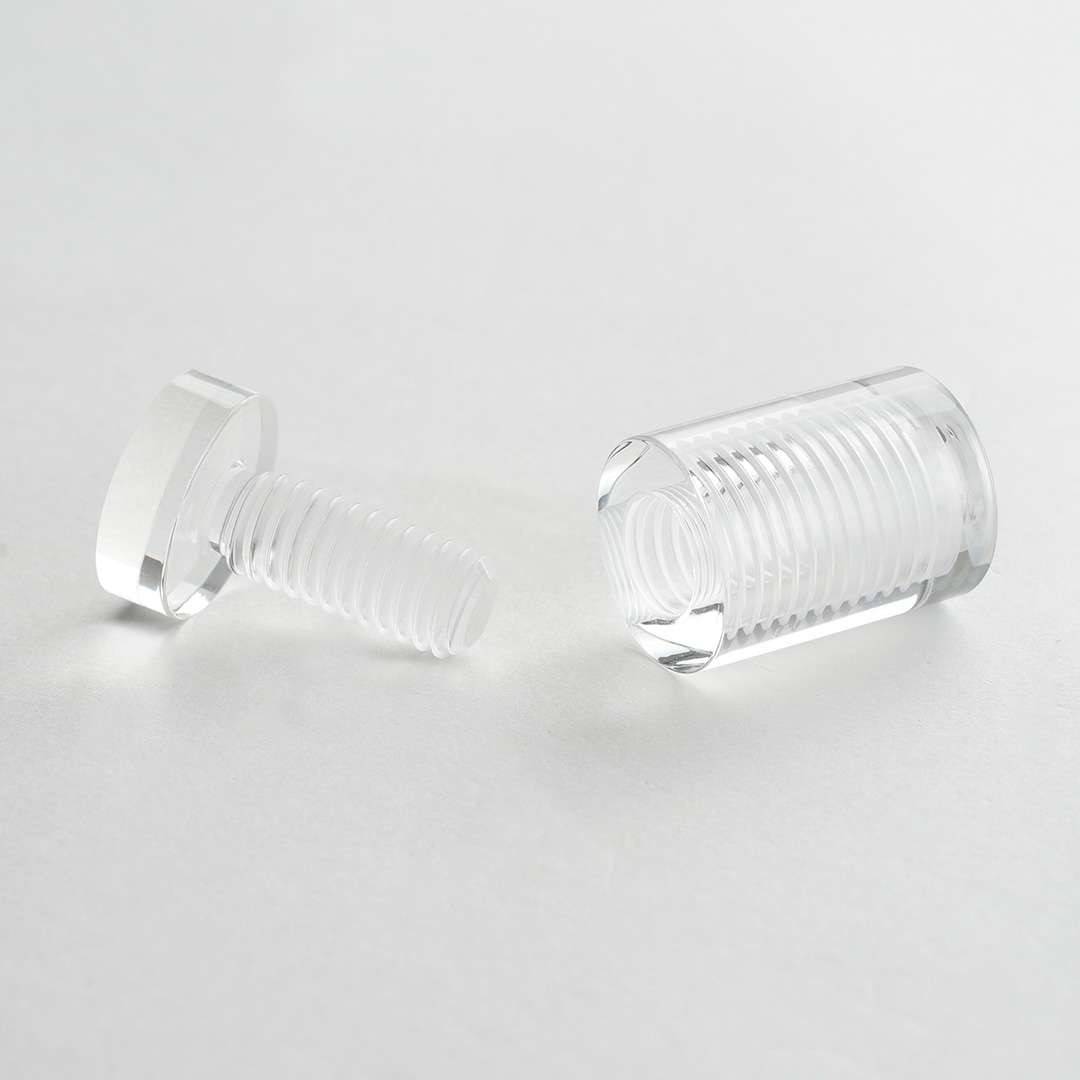 Distanziale in plexiglass trasparente 25x19 mm