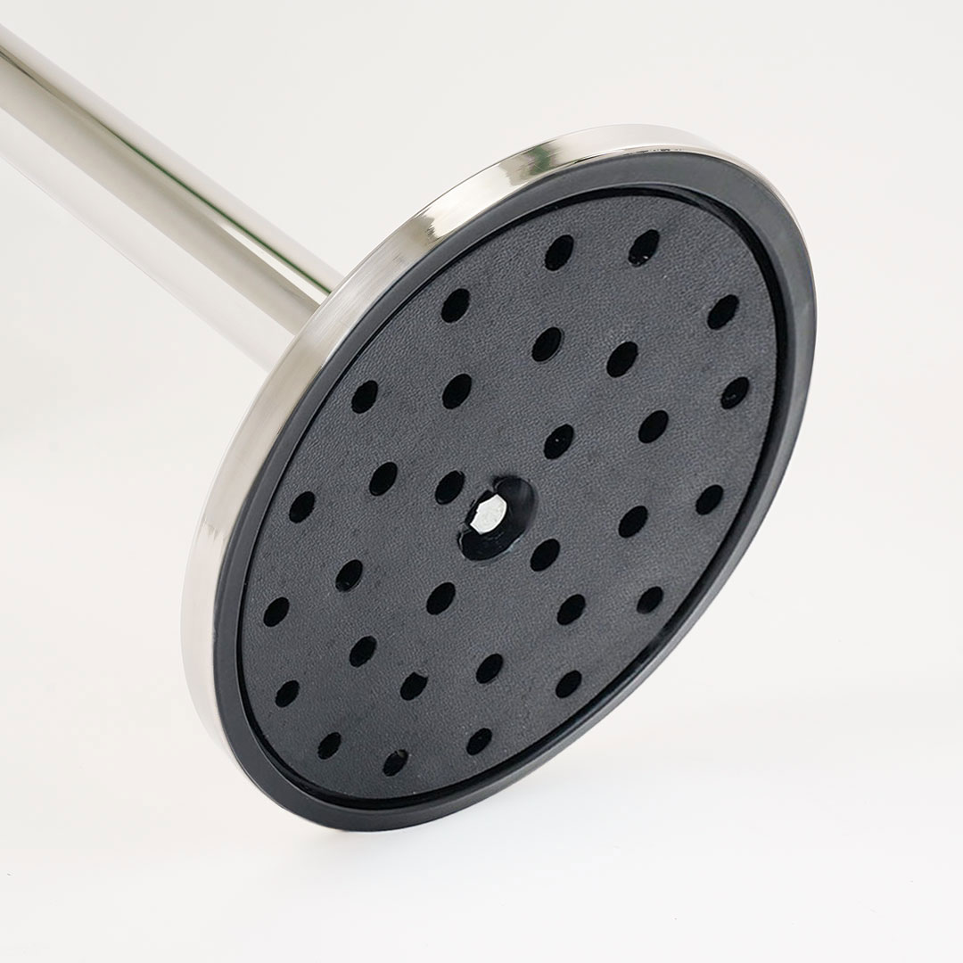 Colonnina tendinastro in acciaio cromato lucido con nastro 3m