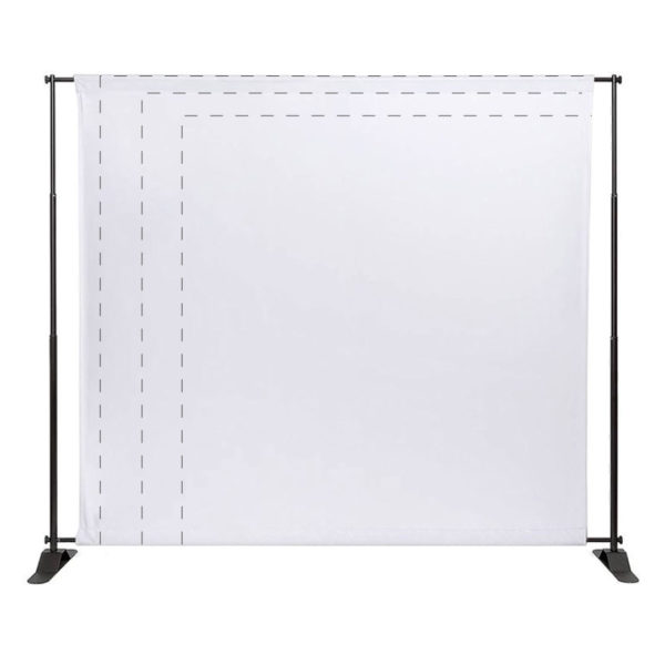 Backdrop autoportante personalizzato con stampa