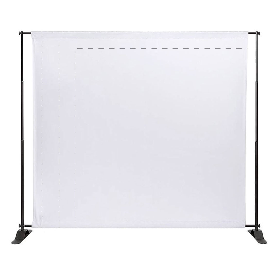 Backdrop autoportante personalizzato con stampa